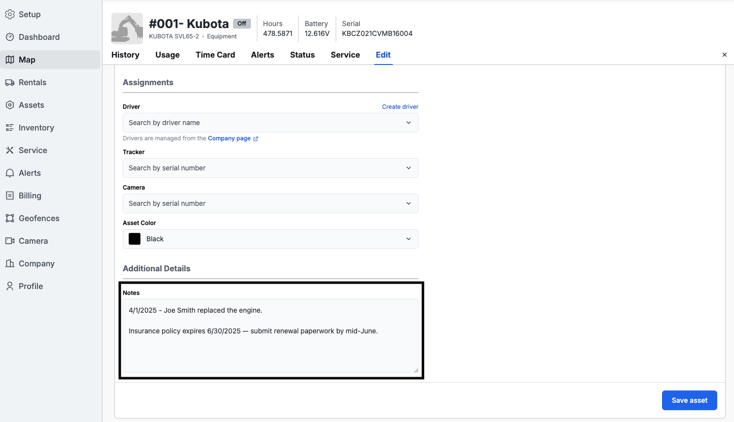 EquipmentShare and T3 Release Notes