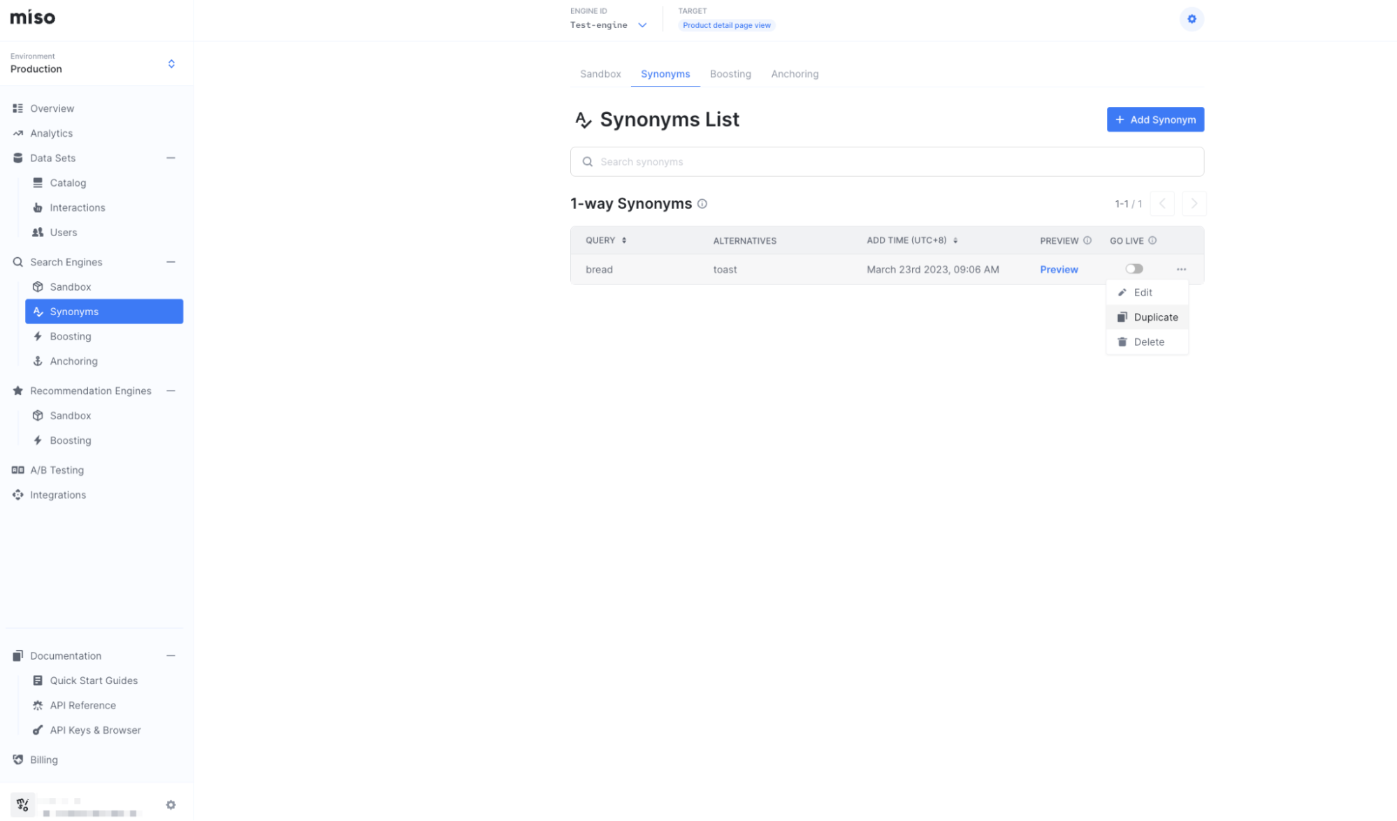 Miso.ai Release Notes