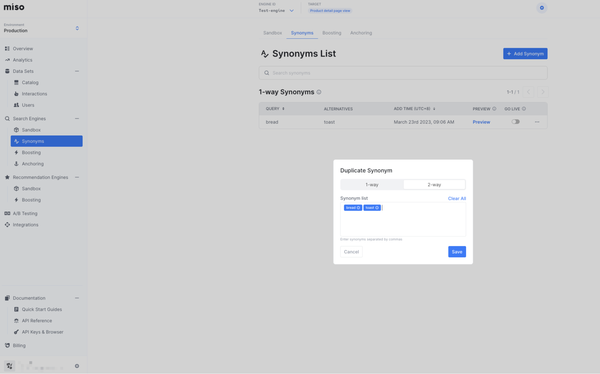 Miso.ai Release Notes