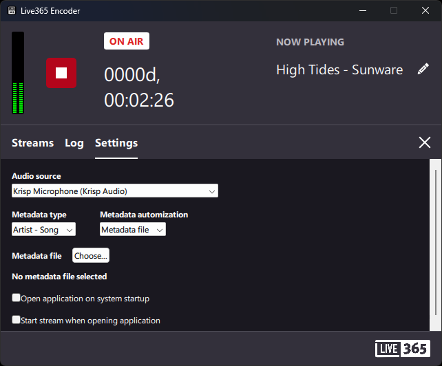 Live365 Release Notes